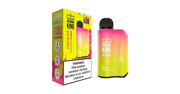Одноразовая электронная сигарета — Aroma King JetBar 6000 Coffee Ice ...