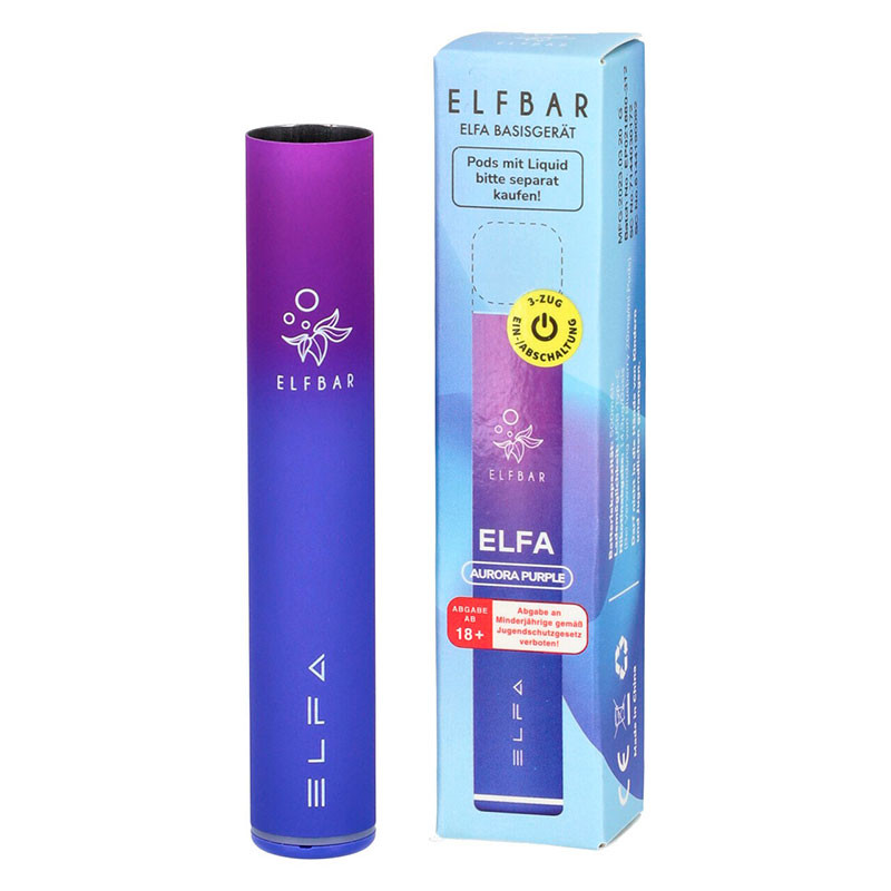 POD Kit — ElfBar Elfa 500mAh Purple – купить в интернет магазин Vape House