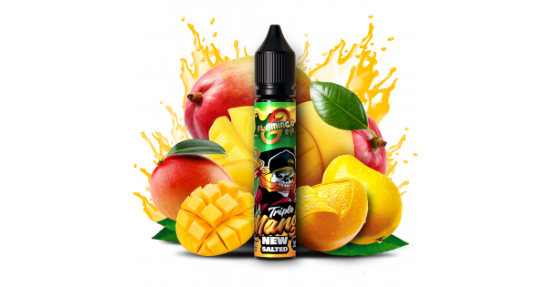 Премиум жидкость Flamingo New Salted - Triple Mango – купить в интернет ...