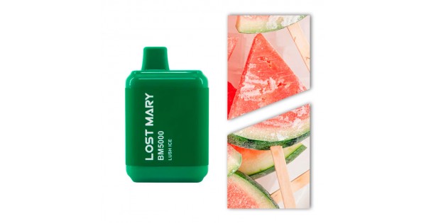 Одноразовая электронная сигарета — Lost Mary BM5000 Lush Ice – купить в ...