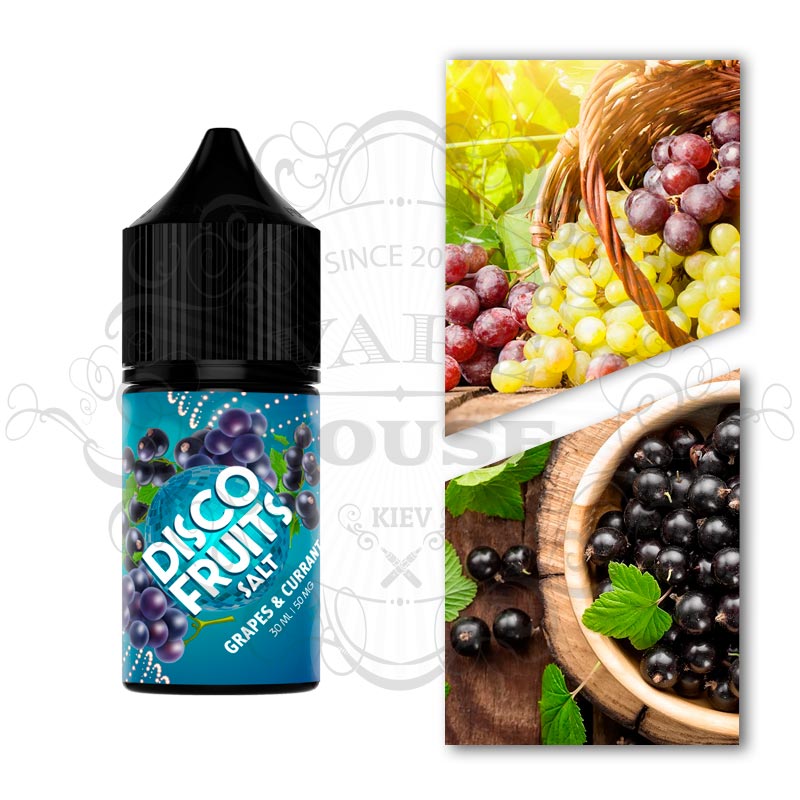 Премиум жидкость Disco Fruits SALTED — Grapes Currant – купить в ...