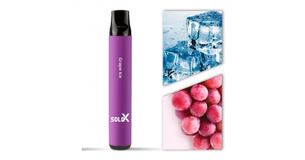 Одноразовая электронная сигарета — Vapeman Solo X 1500 Grape Ice ...